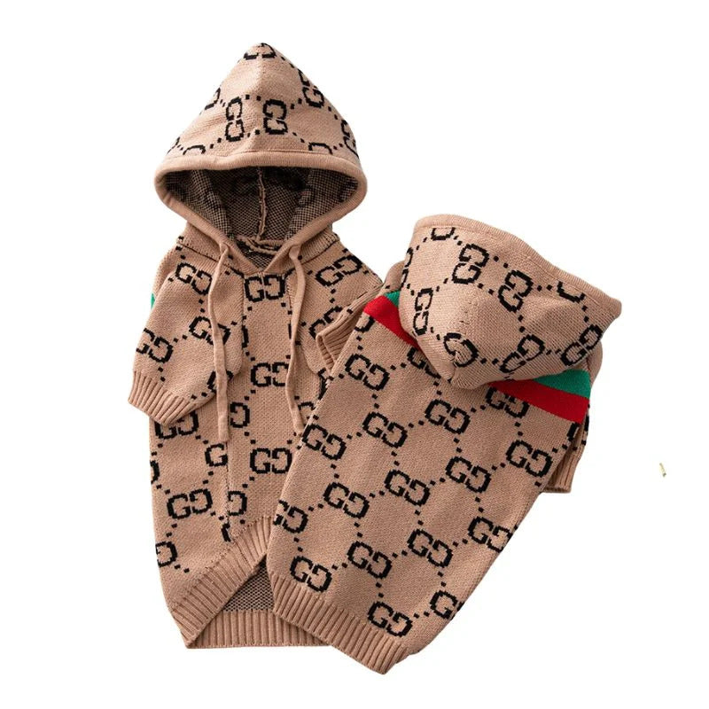 Luxury Pucci-Inspired Dog Sweater – Designer Pet Hoodie for Stylish ...