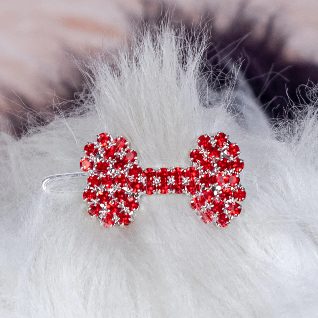 Crystal Bone Dog Barrette – TeaCups, Puppies & Boutique